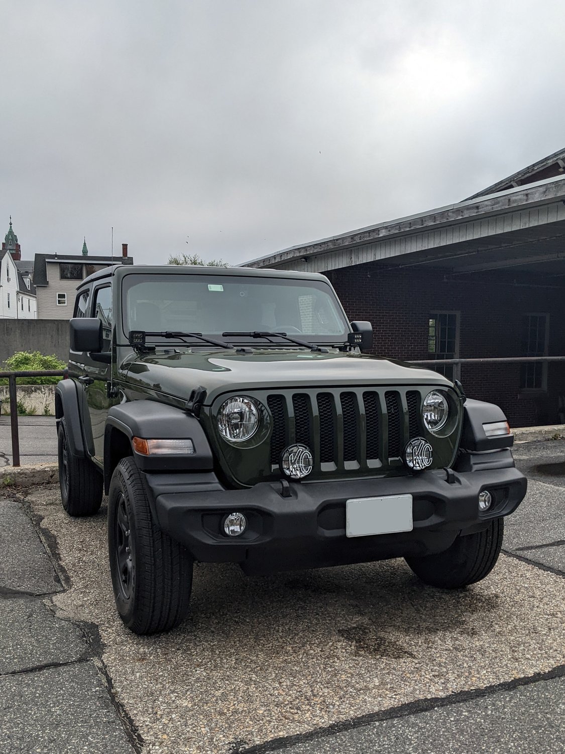 Mopar 82215428 Auxiliary Light Mount Brackets for 18-21 Jeep Wrangler ...