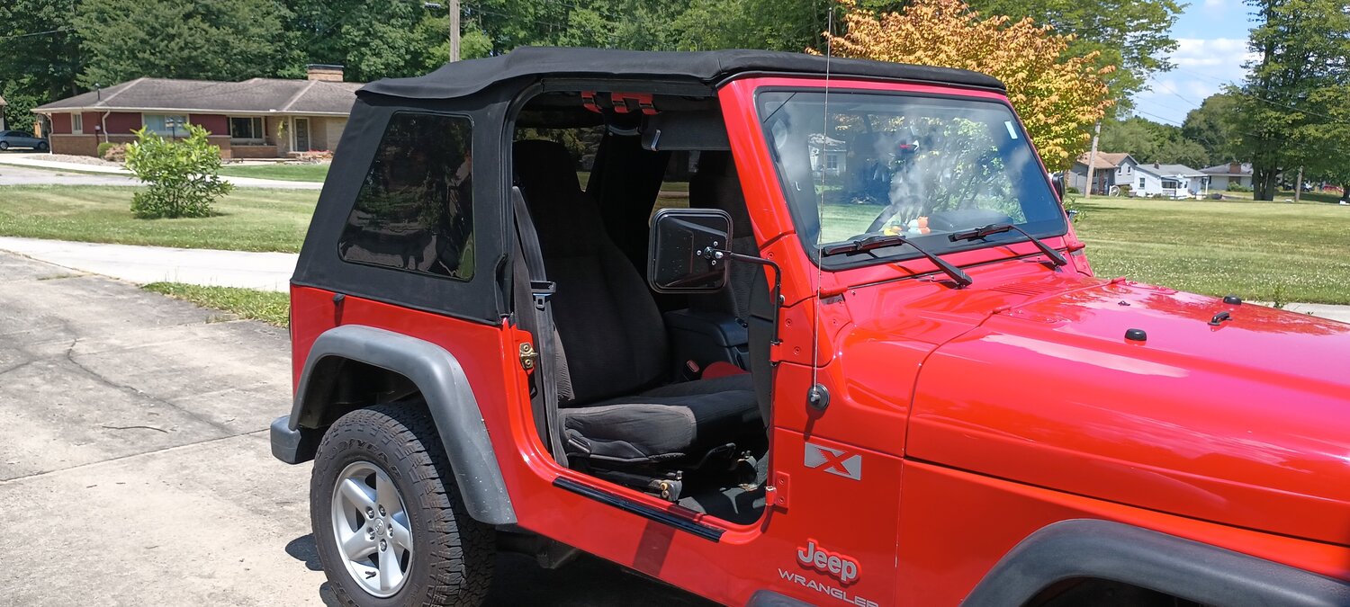 MasterTop SkyMaster® Frameless Fastback Soft Top for 97-06 Jeep ...