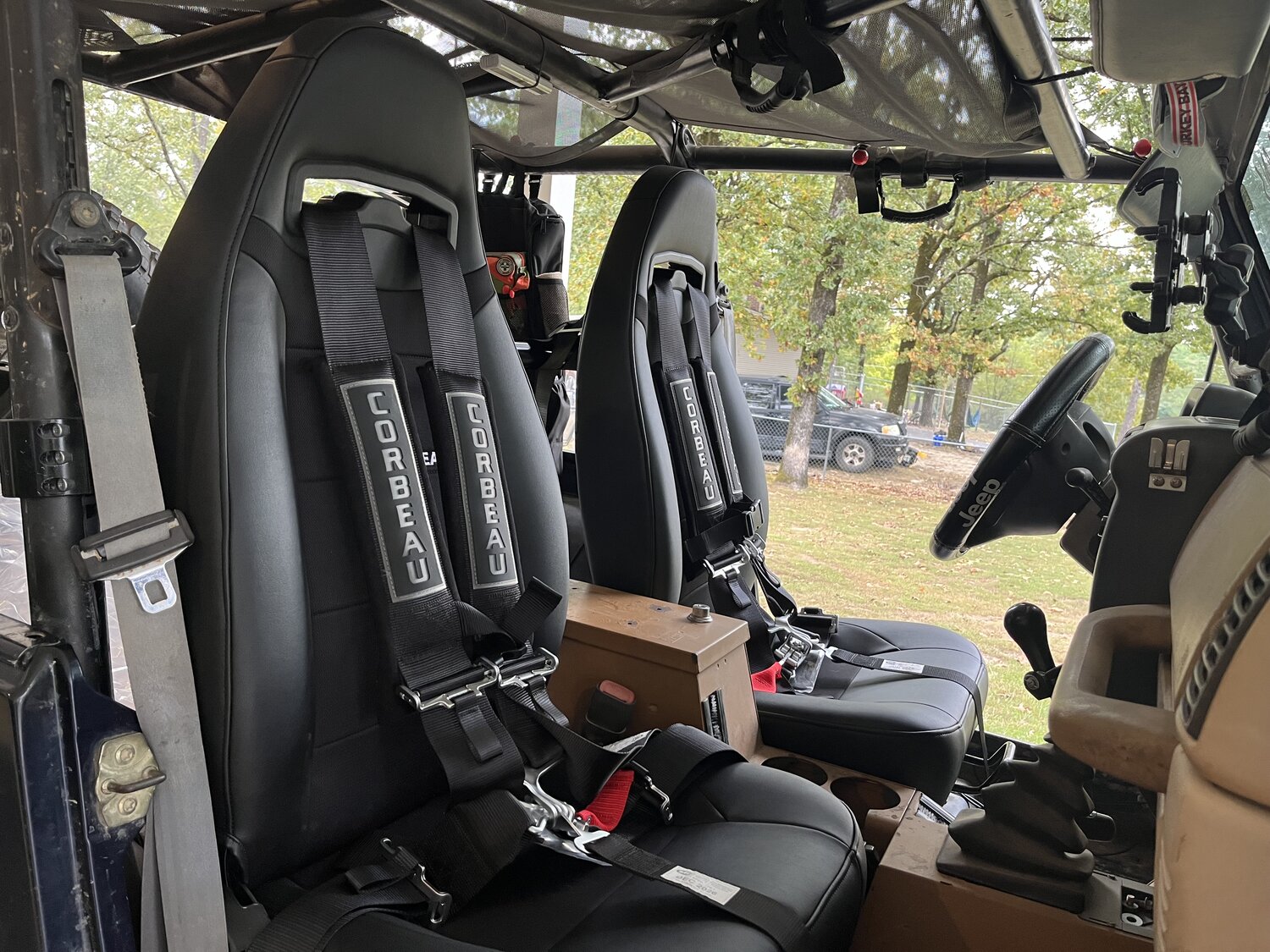 Corbeau Moab Reclining Front Seat Pair for 76-18 Jeep CJ-5, CJ-7, CJ-8 ...