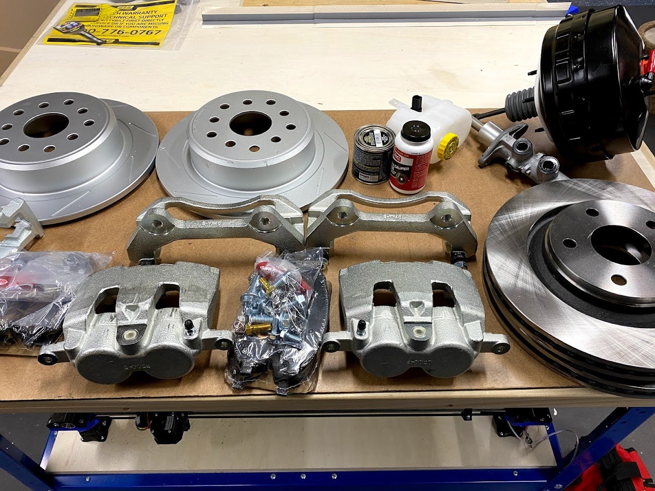 Crown Automotive RT31046 Front Big Brake Kit for 07-18 Jeep Wrangler JK ...