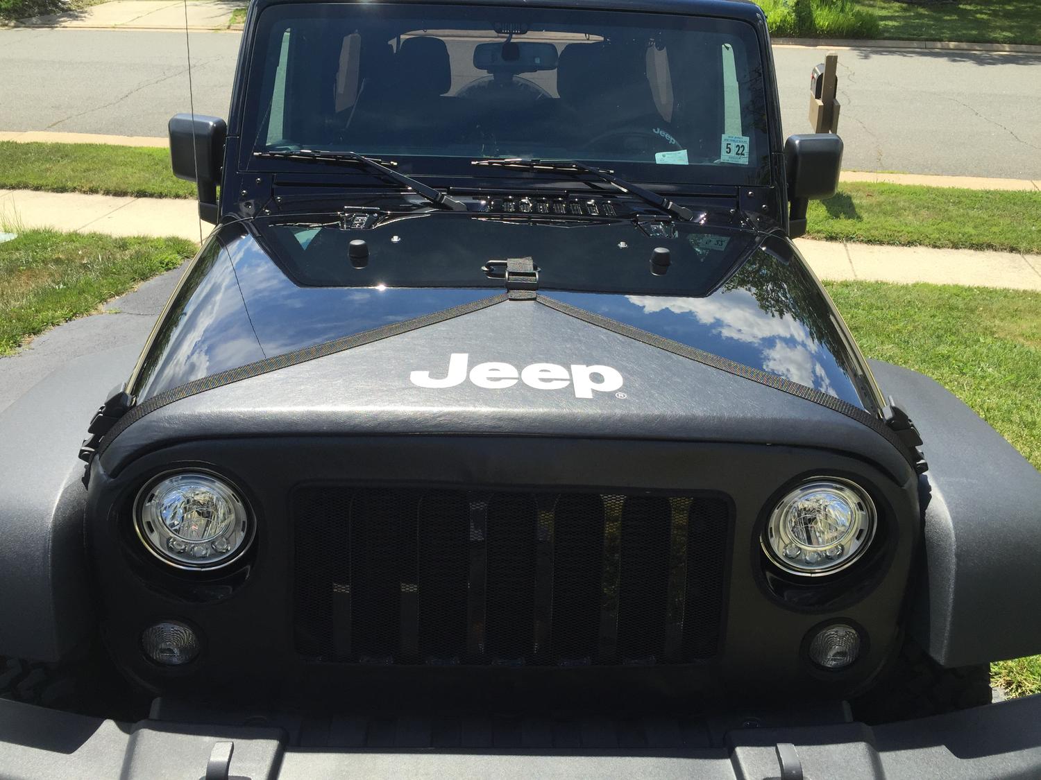 Mopar 82210318AB Front End Cover in Black for 07-18 Jeep Wrangler JK ...