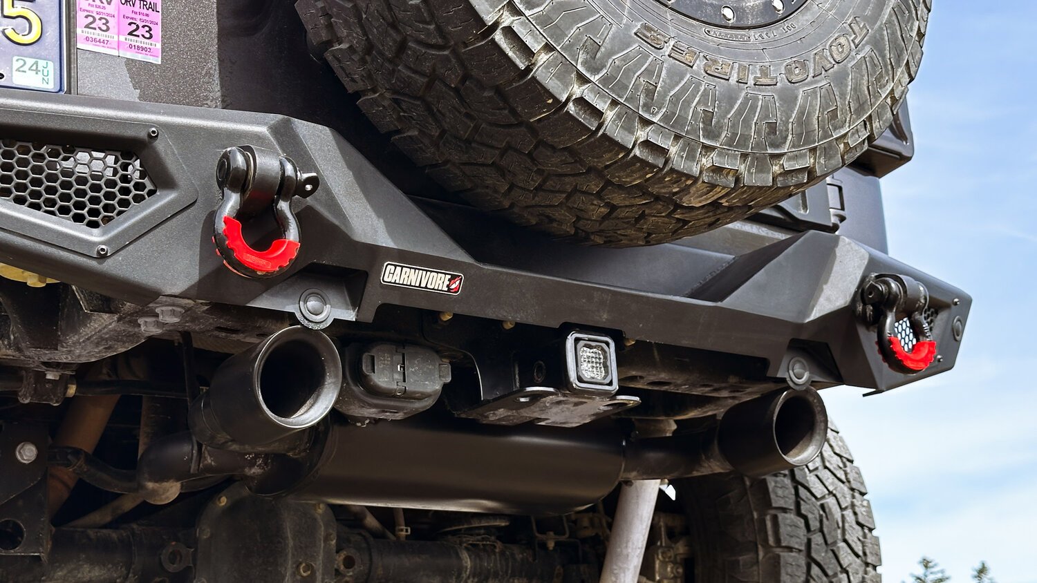 Carnivore Rear Bumper for 18-24 Jeep Wrangler JL | Quadratec