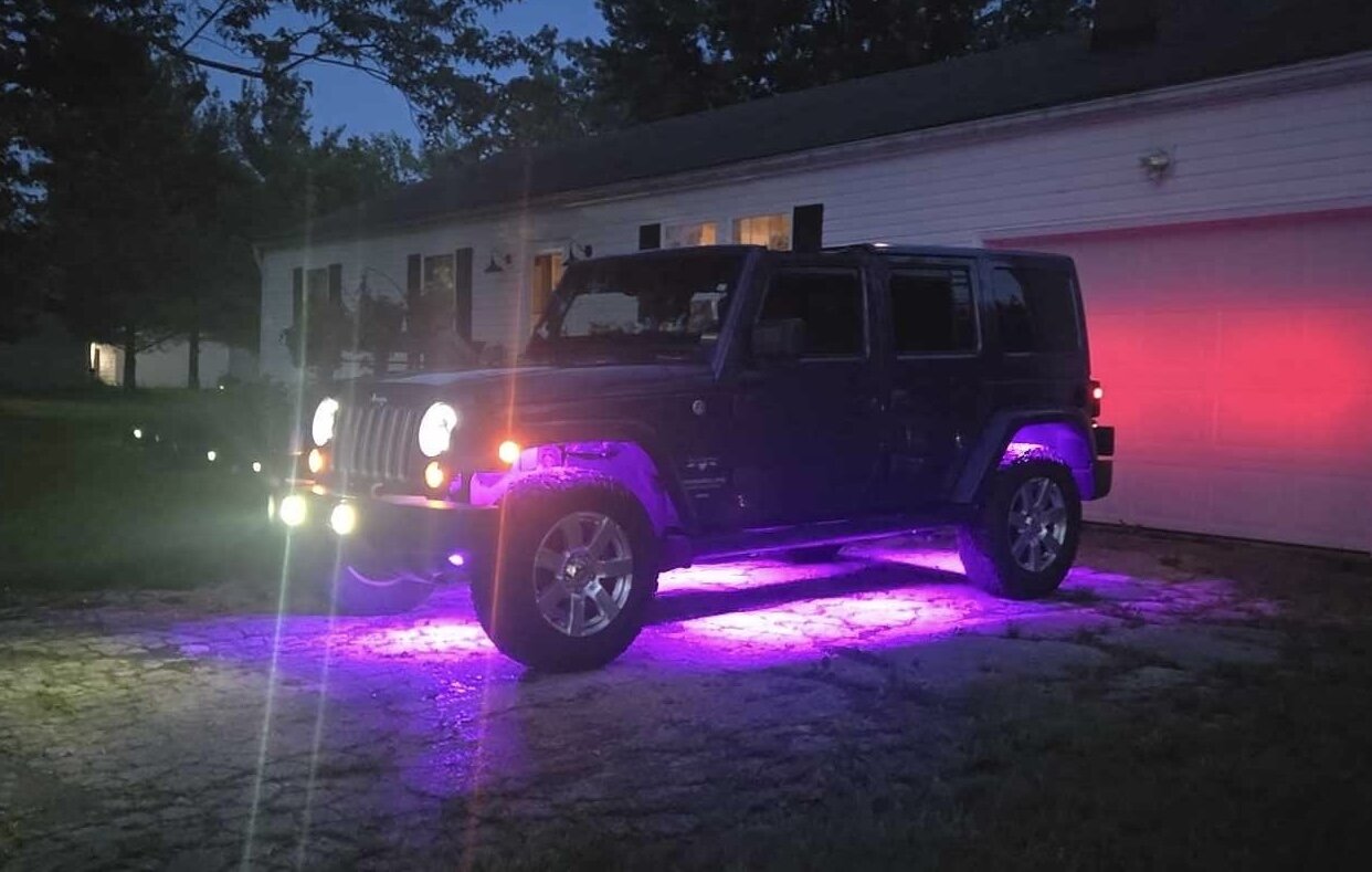 Mopar 82213831 Sailcloth Tinted Window Kit in Black Diamond for 11-18 ...