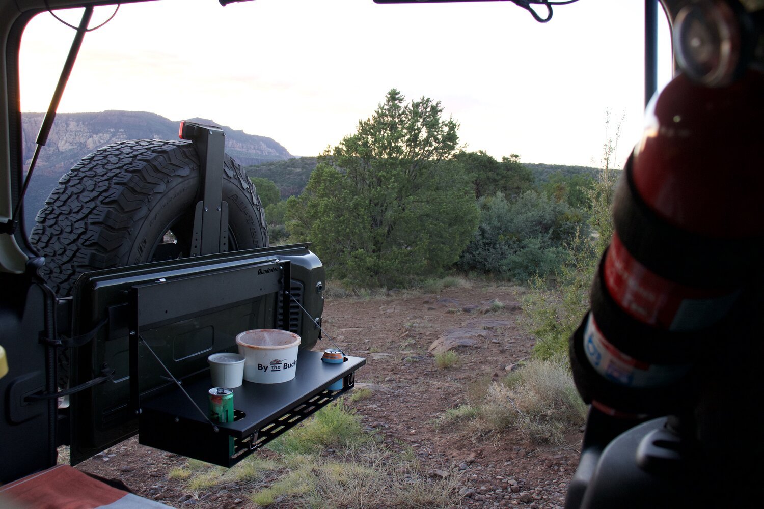 Quadratec Tailgate Table for 07-24 Jeep Wrangler JK & JL | Quadratec