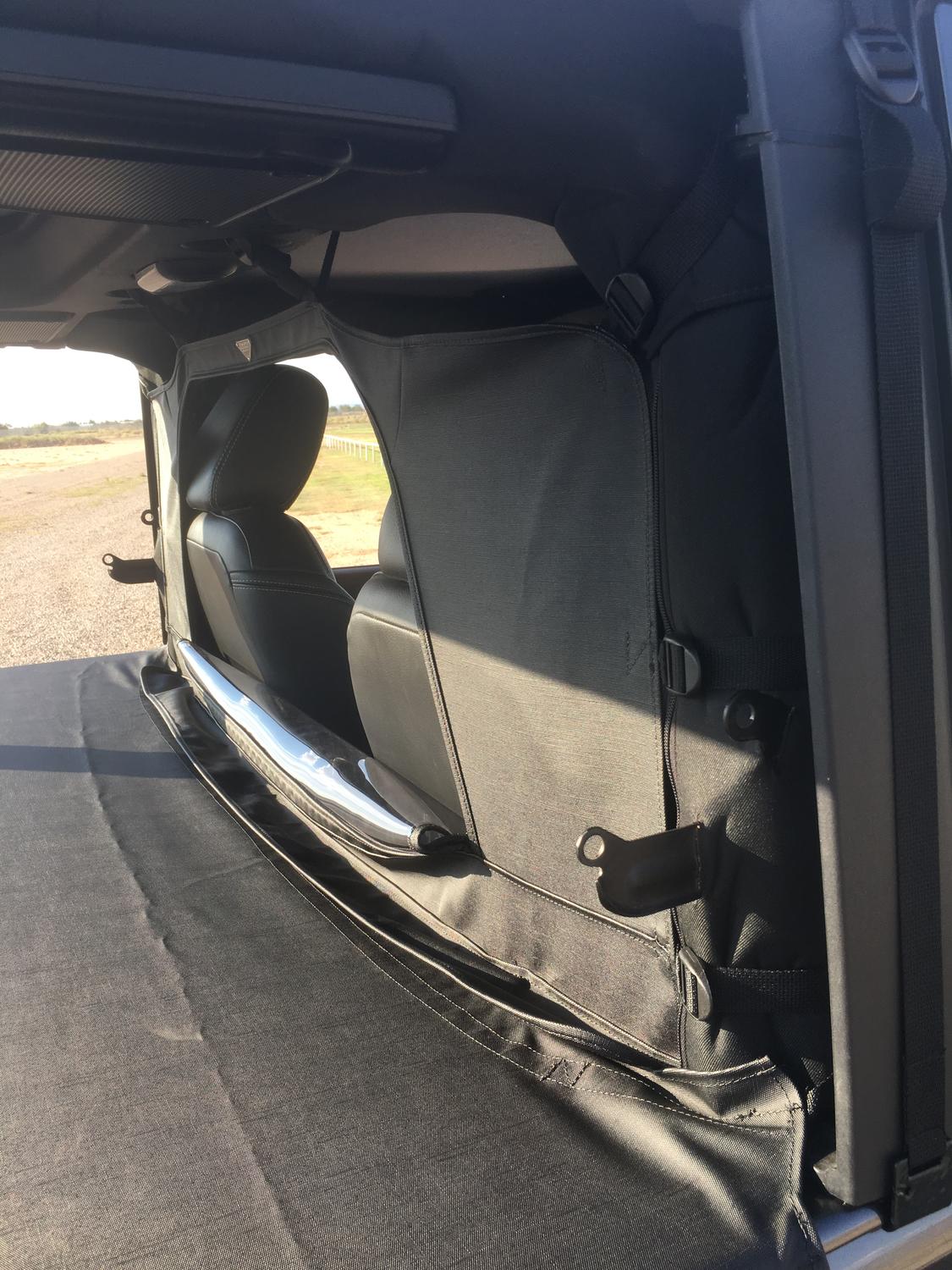 MasterTop 14400335 Zip Down Windstopper for 07-18 Jeep Wrangler JK ...