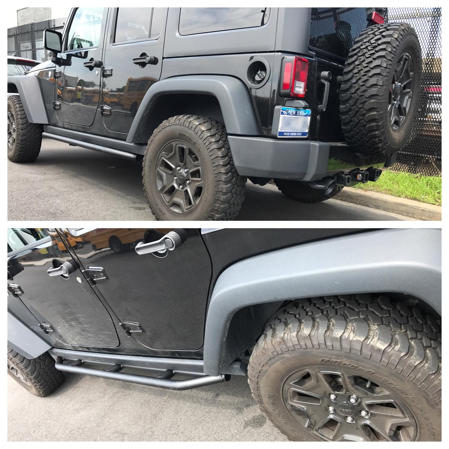 ACE Engineering ACEJKRS2DR Rock Sliders for 07-18 Jeep Wrangler JK 2 ...