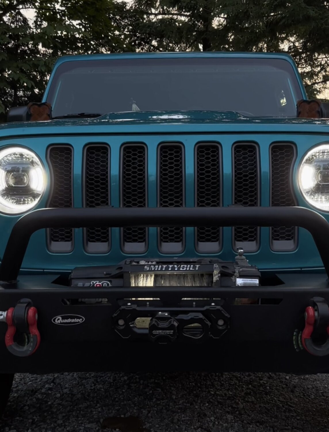 Quadratec RES-Q Premium Winch Fairlead LED Light Bracket | Quadratec