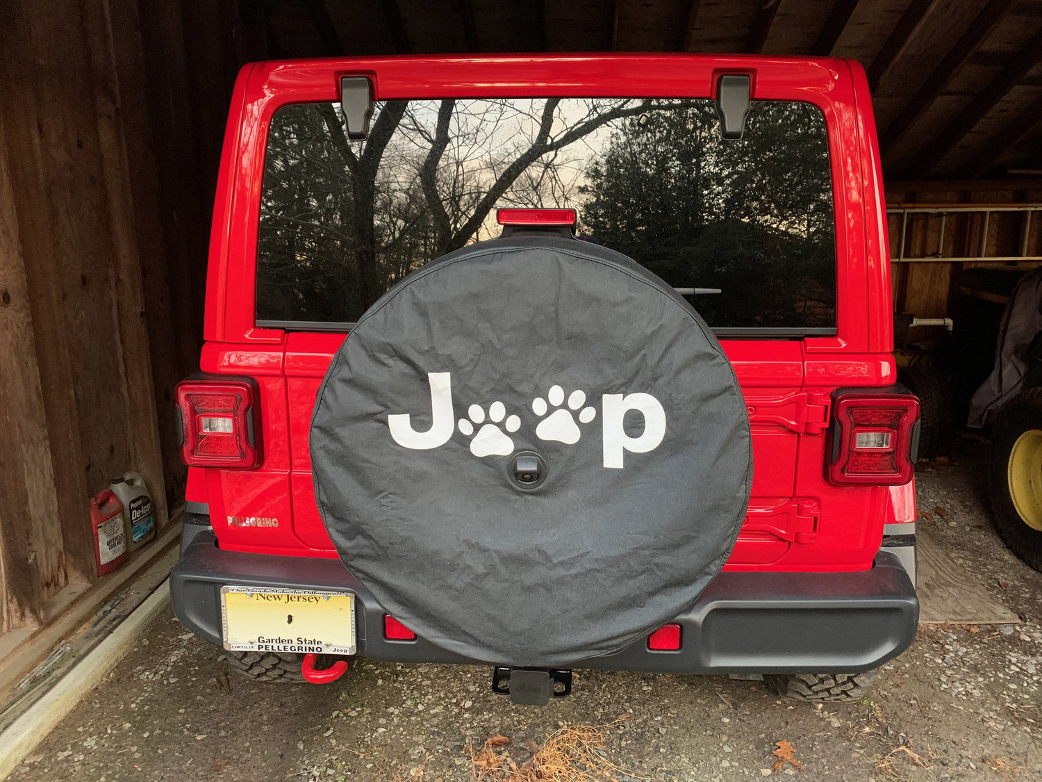 Boomerang Enterprises Jeep Paw Print Logo Tire Cover For 18 21 Jeep