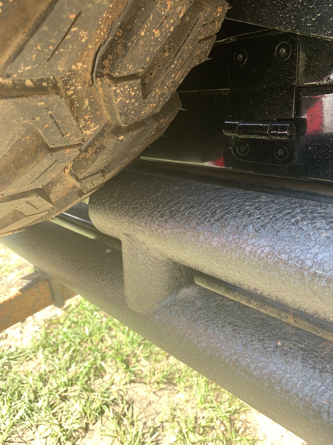 Quadratec QR3 Dual-Tube Rear Bumper with Hitch for 55-86 Jeep CJ5 & CJ7 ...