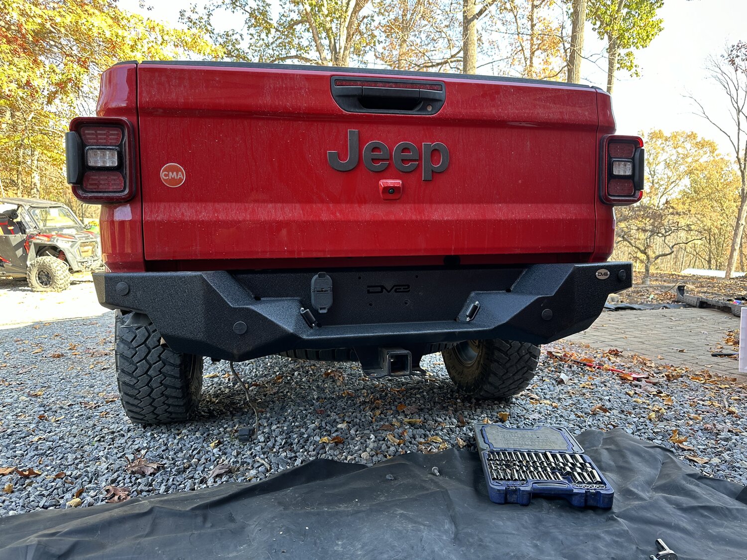 DV8 Offroad RBGL-04 High Clearance Rear Bumper for 2020 Jeep Gladiator ...