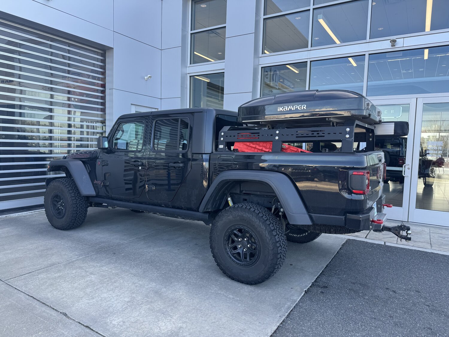 Fishbone Offroad Tackle Rack for 20-23 Jeep Gladiator JT Half Height ...