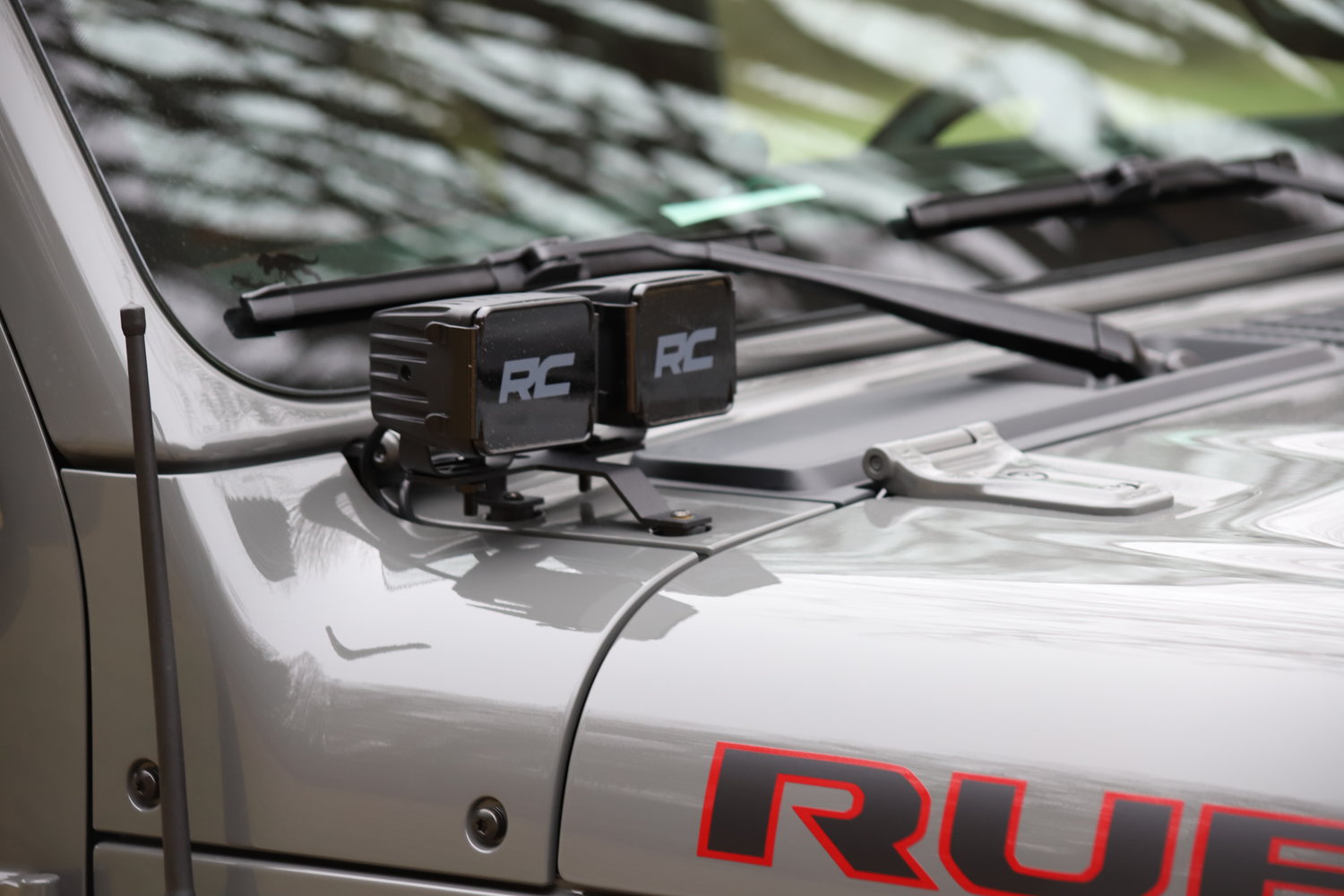 Rough Country Quad LED Light Pod Kit for 18-20 Jeep Wrangler JL ...