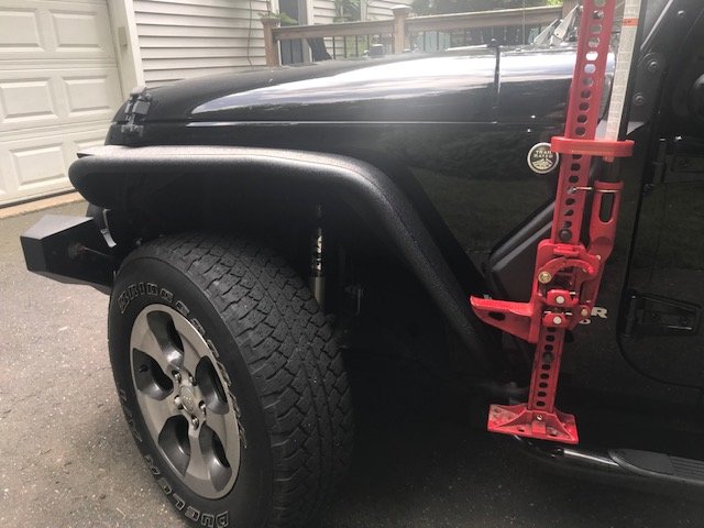 Go Rhino 701003T Exterior Jack Mount for 07-18 Jeep Wrangler JK ...