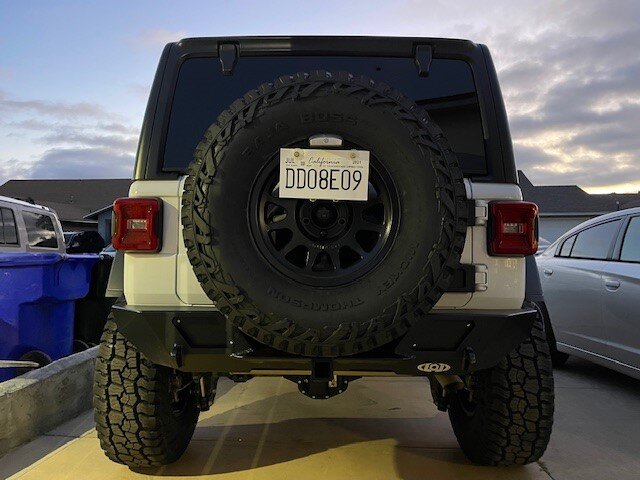 ARB 5750390 License Plate Relocation Kit for 18-21 Jeep Wrangler JL ...