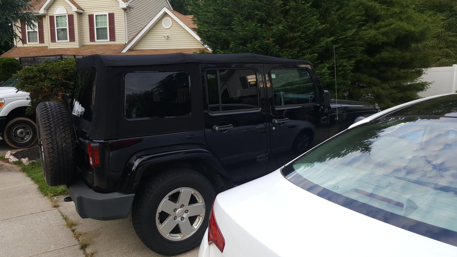 Mopar 82213652 Complete Cable Style Sunrider Twill Soft Top with Spring ...