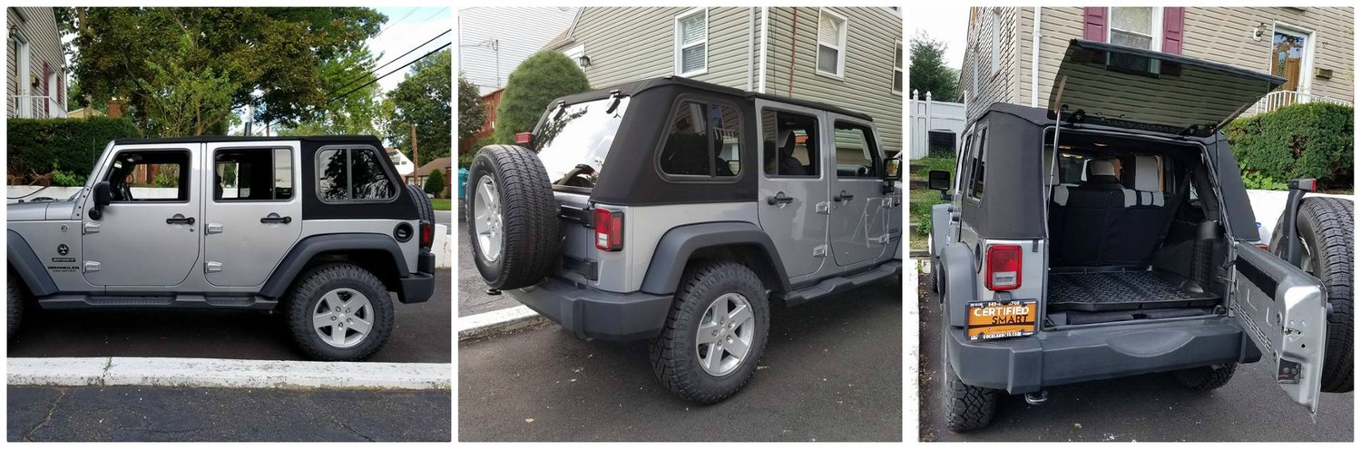 Bestop Trektop Pro 2.0 Soft Top for 07-18 Jeep Wrangler Unlimited 4 ...