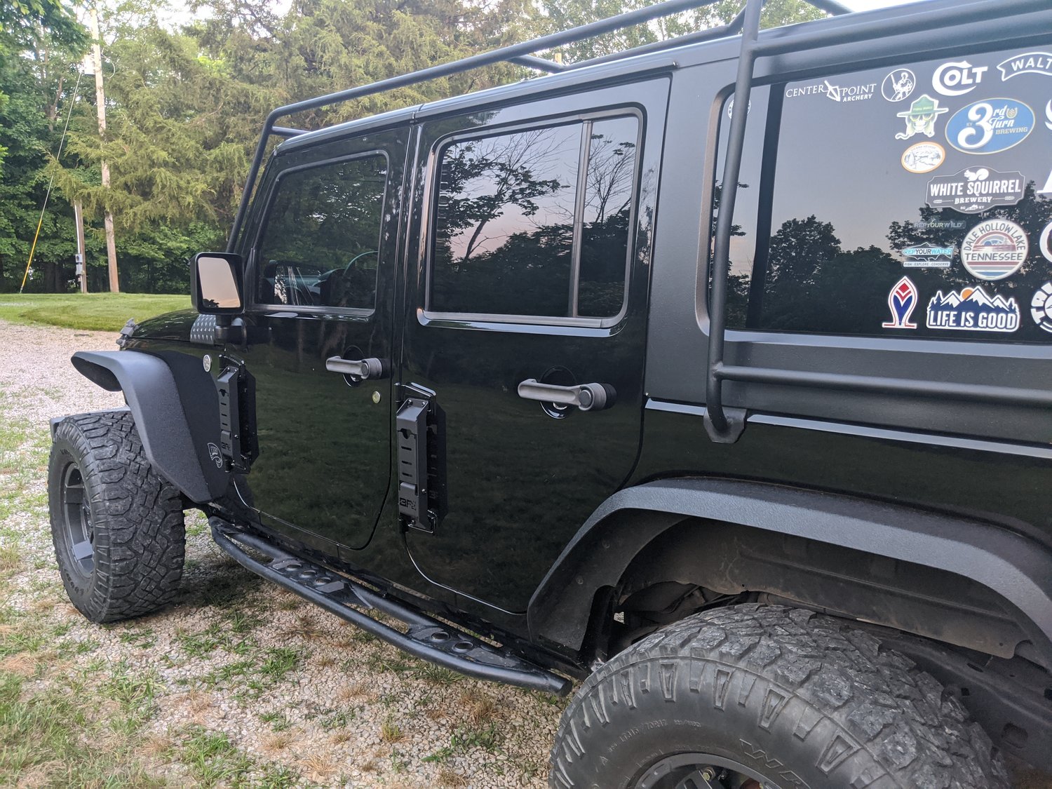 Body Armor 5146 Hinge Steps for 07-21 Jeep Wrangler JK, JL, & Gladiator ...