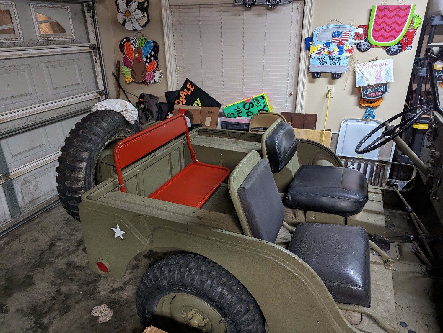 OMIX 12011.18 Seat Frame Rear for M38A1 | Quadratec