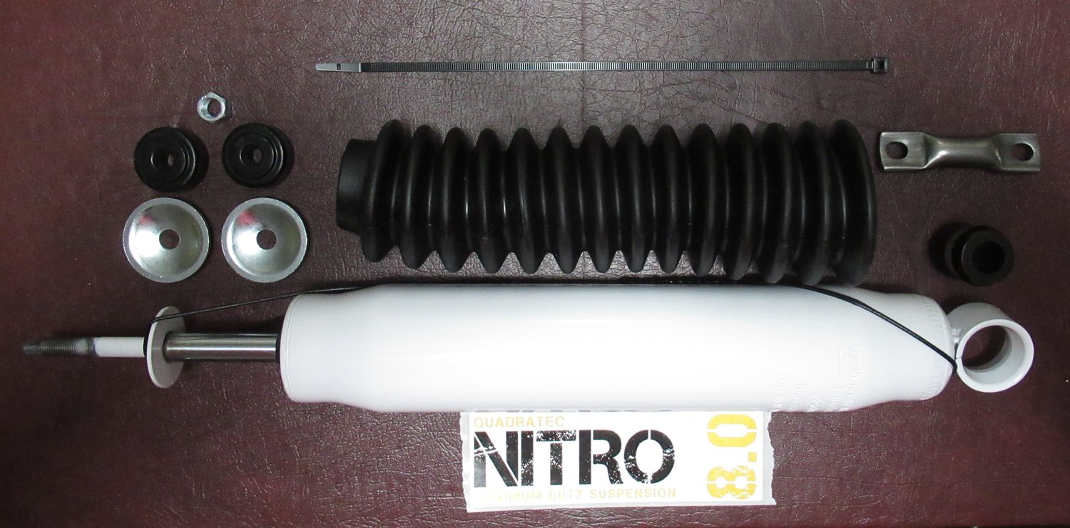 Quadratec Maximum Duty Nitro 8.0 Shock Kit for 84-06 Jeep Cherokee XJ ...
