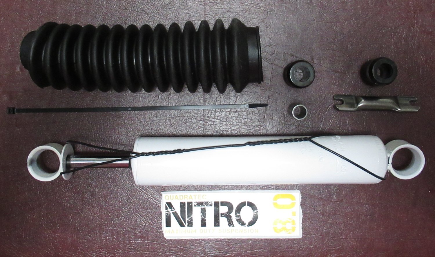 Quadratec Maximum Duty Nitro 8.0 Shock Kit for 84-06 Jeep Cherokee XJ ...