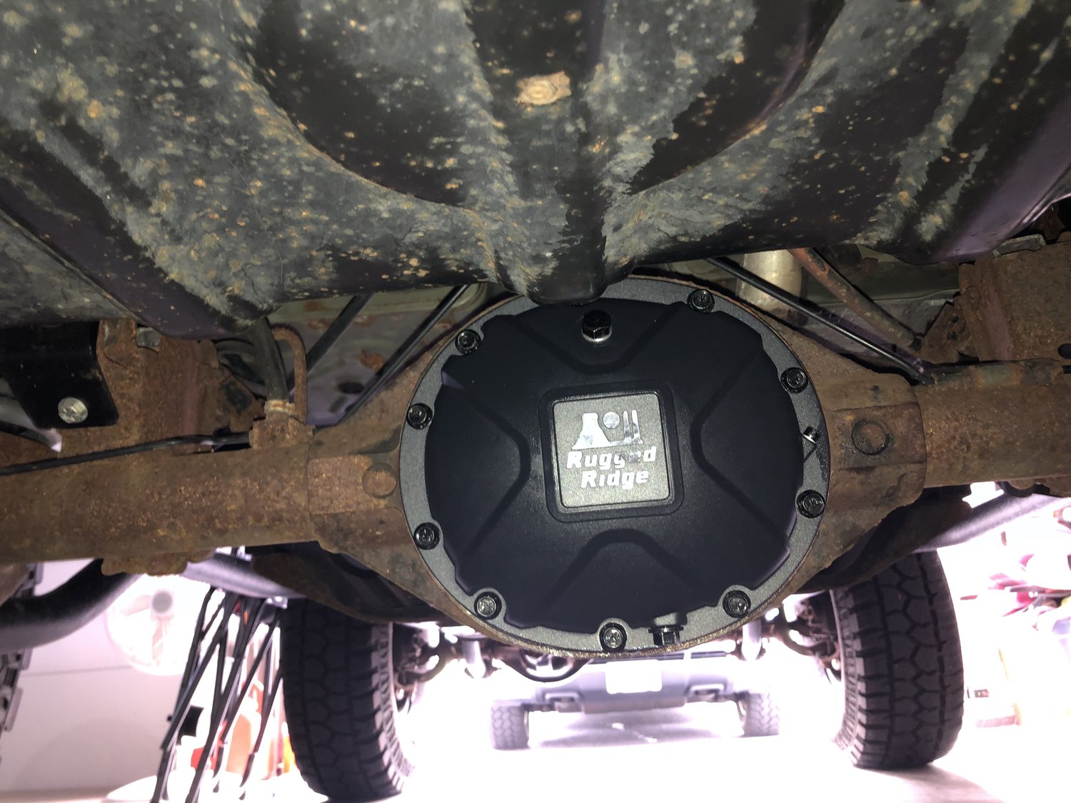 Rugged Ridge 16595.14 Boulder Aluminum Differential Cover in Black for ...