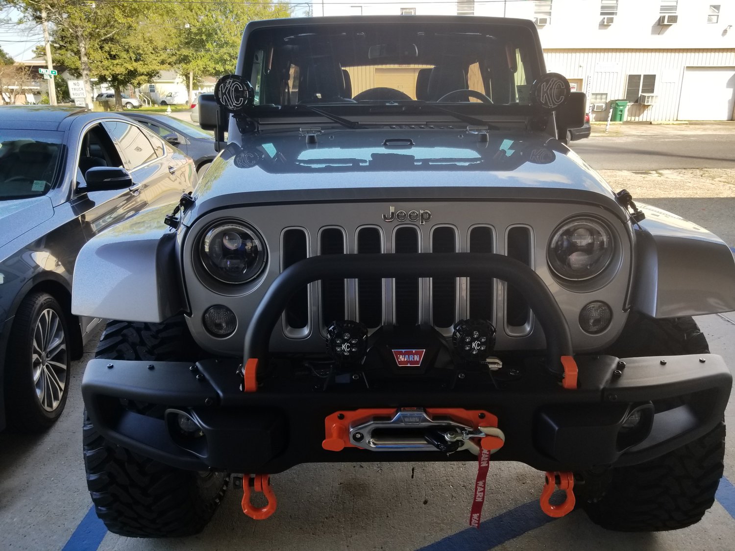 Mopar 82213653AB Rubicon 10th Anniversary Off Road Bumper for 07-18 ...