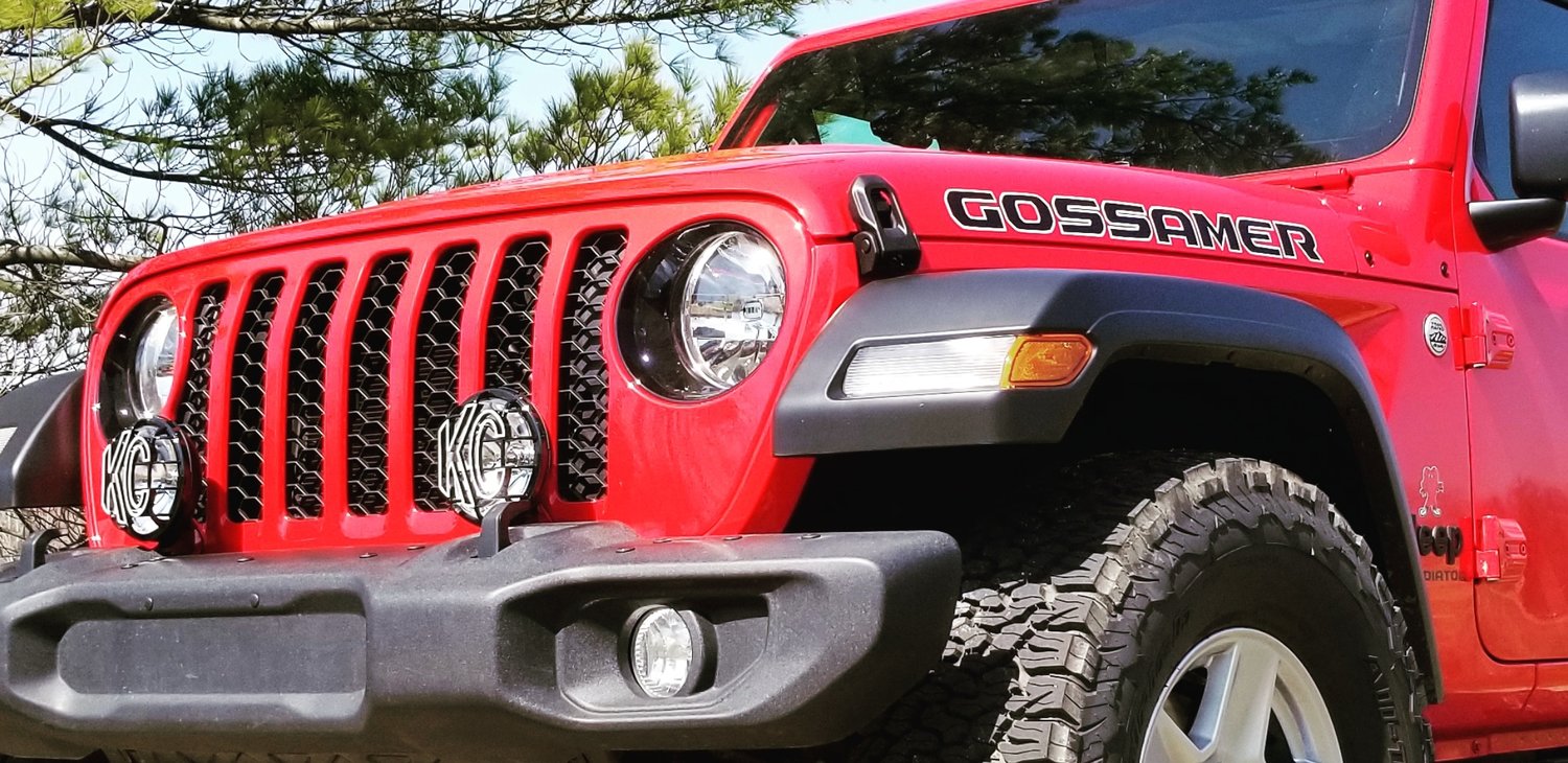 Mopar 82215428 Auxiliary Light Mount Brackets for 18-21 Jeep Wrangler ...