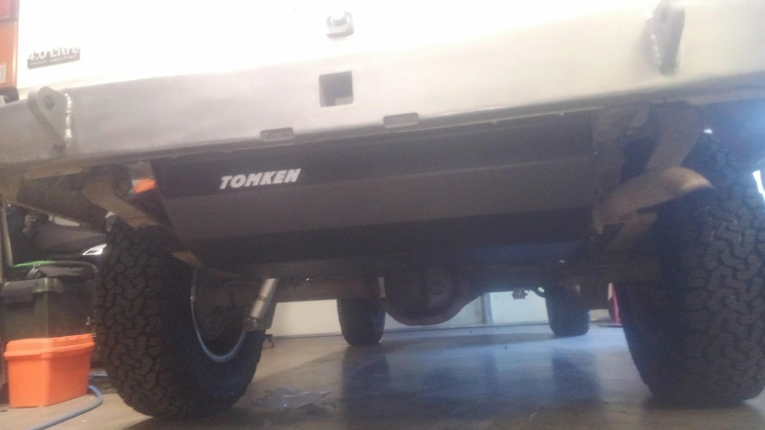 Tomken Machine TMS-1341-G Gas Tank Skid Plate for 84-01 Jeep Cherokee ...