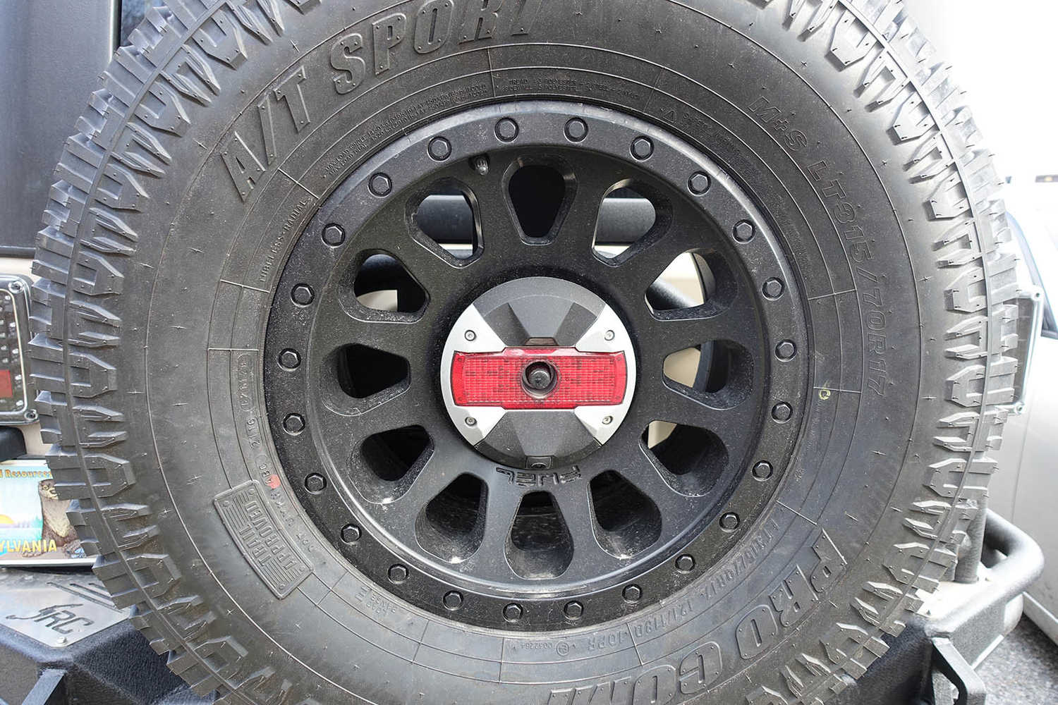 Alpine HCE-TCAM1-WRA Spare Tire Rear View Camera & Light System for 07 ...