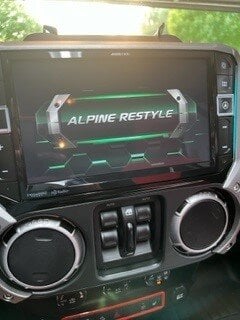 Alpine i509-WRA-JK 9" Multimedia Dash Restyle System for 11-18 Jeep ...