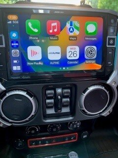 Alpine i509-WRA-JK 9" Multimedia Dash Restyle System for 11-18 Jeep ...