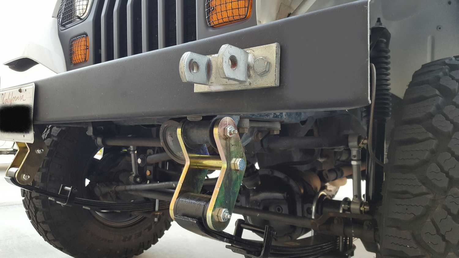 Mountain Off-Road 5/8" Lift Boomerang Shackles for 87-95 Jeep Wrangler ...