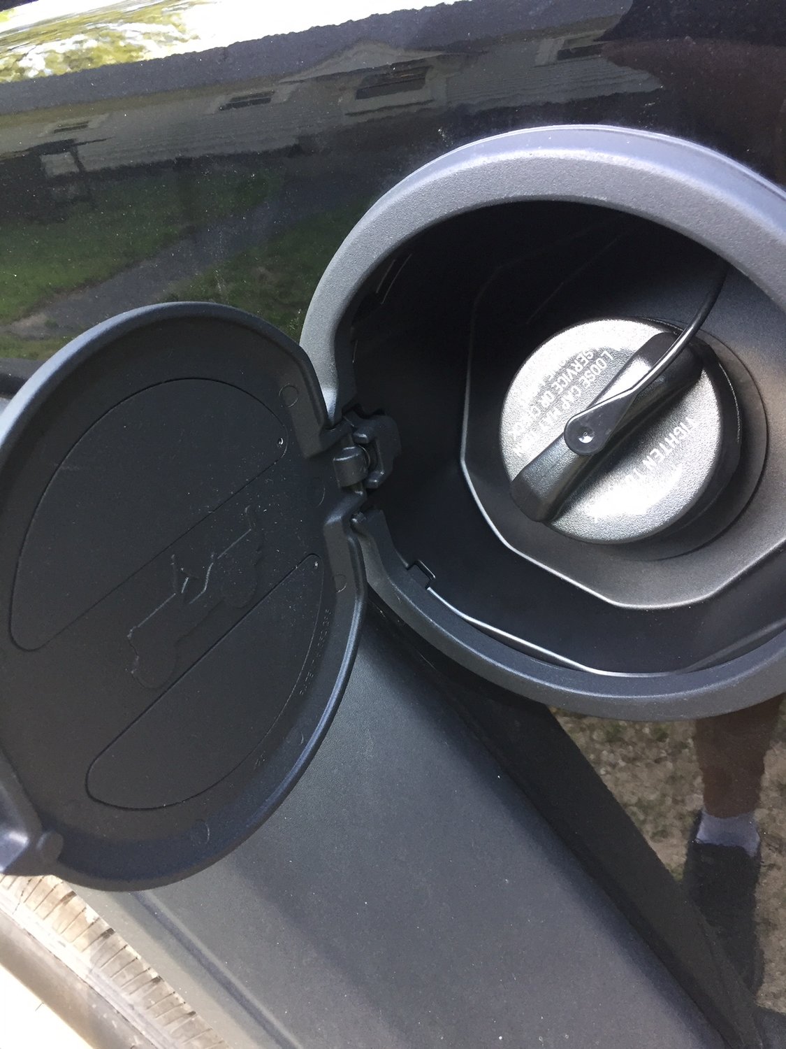 Mopar 82215123 Black Fuel Door for 18-22 Jeep Wrangler JL | Quadratec