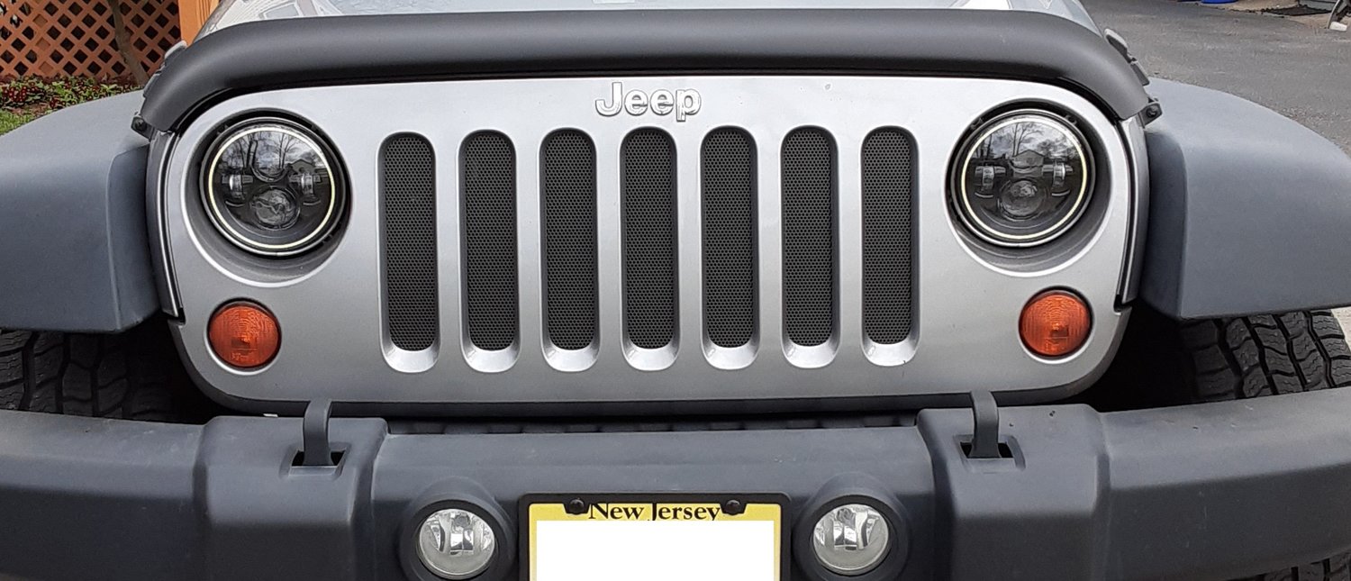 Under The Sun Inserts Solid Color Grille Insert for 07-18 Jeep Wrangler ...