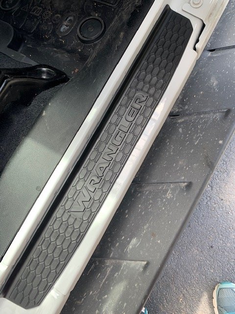 Mopar 82215394 Door Sill Guards for 18-24 Jeep Wrangler JL Unlimited ...