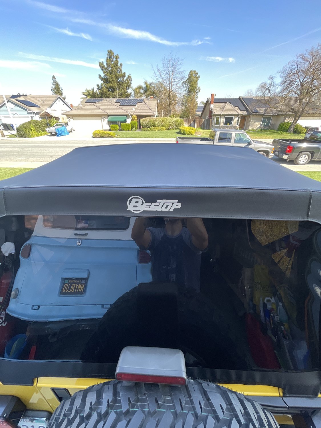 Bestop Supertop NX Soft Top with Tinted Windows without Upper Doors for ...