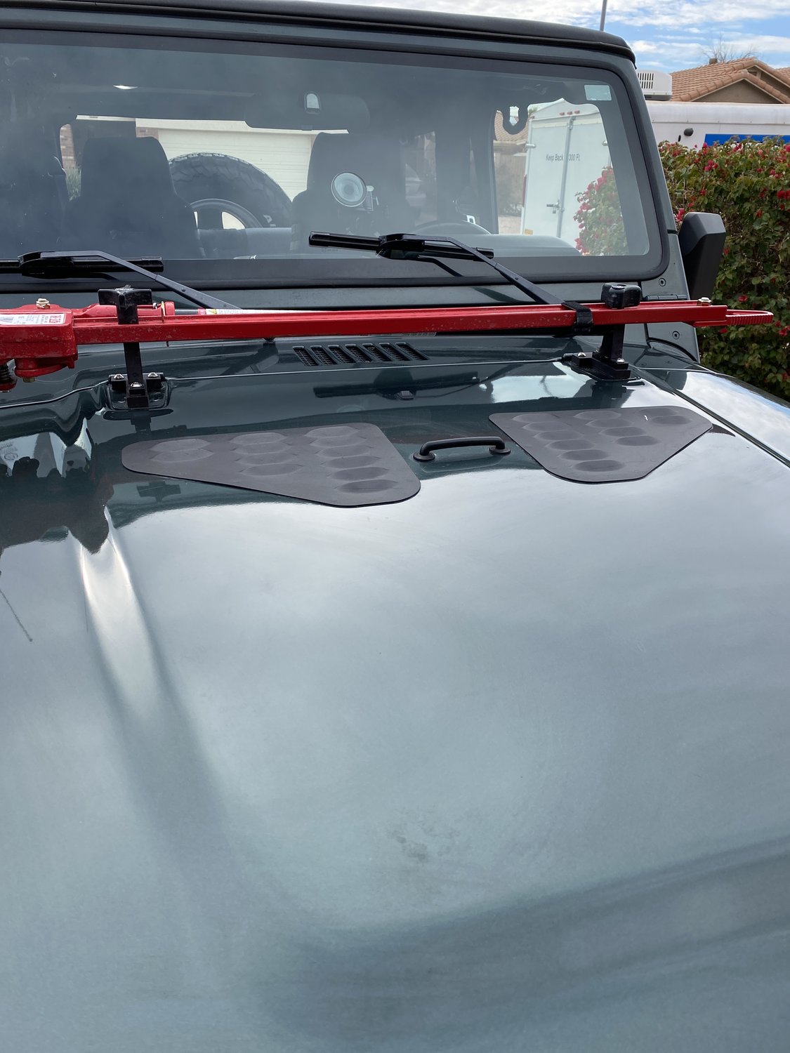 HyLine OffRoad Louvered Hood Panel | Quadratec