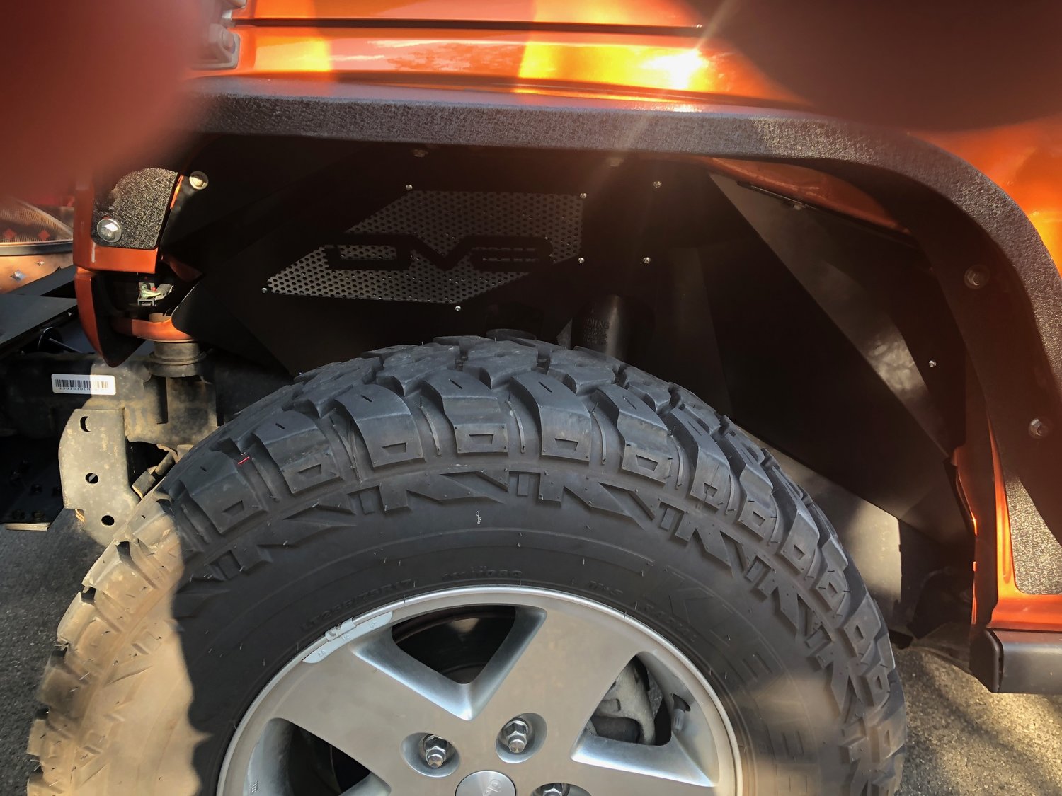 DV8 Offroad Front Inner Fenders for 07-18 Jeep Wrangler JK | Quadratec