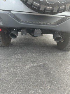 Gibson 17303B Black Ceramic Split Rear Exhaust for 07-18 Jeep Wrangler ...