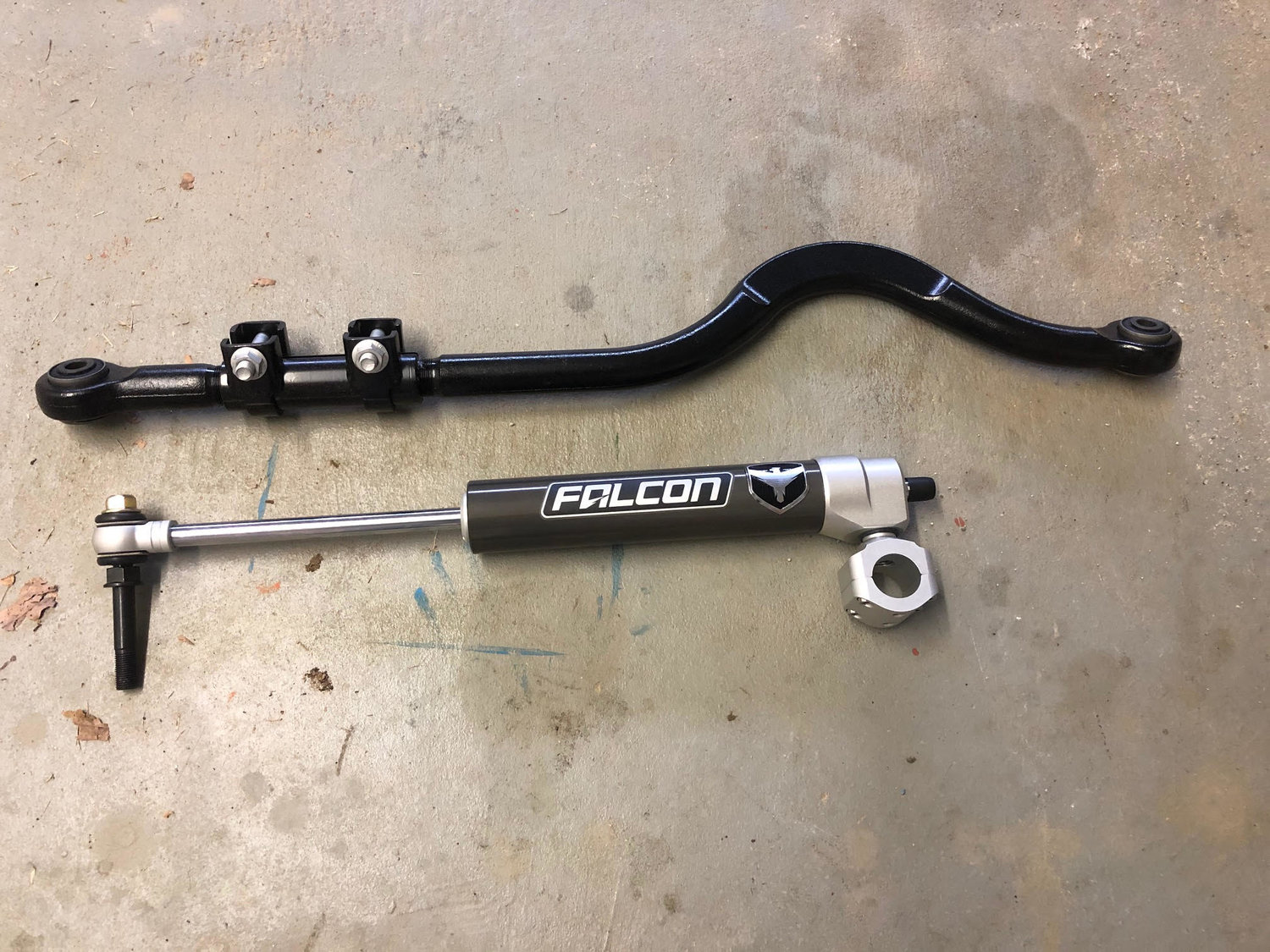 Teraflex 1753418 Monster HD Forged Front Adjustable Trackbar for 07-18 Jeep Wrangler JK with 0-6 ...