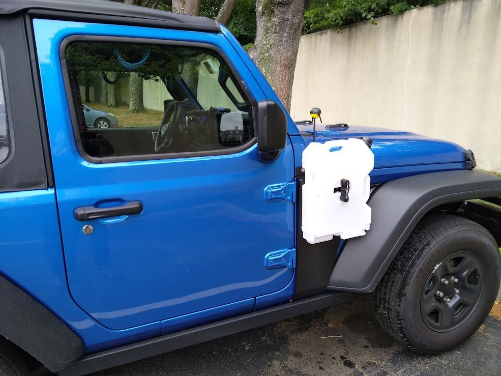 MORryde Rotopax Side Mount for 18-22 Jeep Wrangler JL for Driver Side ...