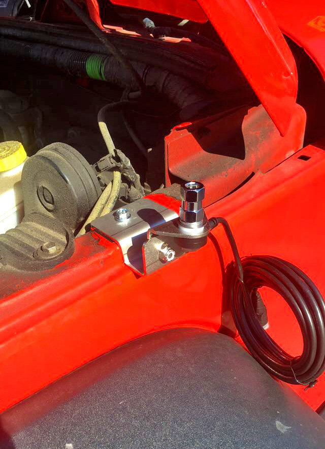 Quadratec JK-CBFMAK Stainless Steel Fender Mount CB Antenna Kit for 07 ...