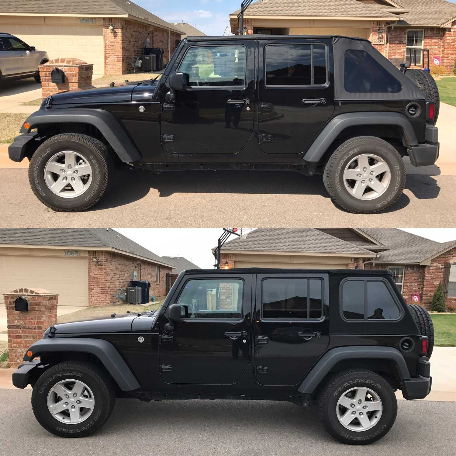 Bestop Trektop Pro 2.0 Soft Top for 07-18 Jeep Wrangler Unlimited 4 ...