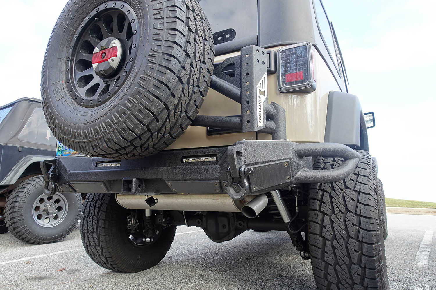 Smittybilt SRC Gen2 Rear Bumper for 07-18 Jeep Wrangler JK | Quadratec