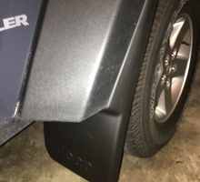 Mopar 82210233 Jeep Logo Front Splash Guards for 07-18 Jeep Wrangler JK ...
