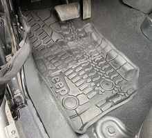 Mopar 82213860 Floor Slush Mats with Tire Tread Pattern for 14-18 Jeep ...