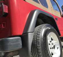 Mopar 82202307 Rear Molded Splash Guards with Jeep Logo for 97-06 Jeep ...