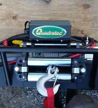 Tomken Machine TMW-92224-V Winch Plate with Brush Guard for 87-06 Jeep ...