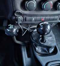 B&M Racing 46200 Shifter Stick for 05-18 Jeep Wrangler TJ, JK with 6 ...