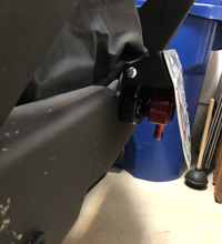 Tuffy 333-01 Flip-Up License Plate Holder for Hawse Fairleads | Quadratec